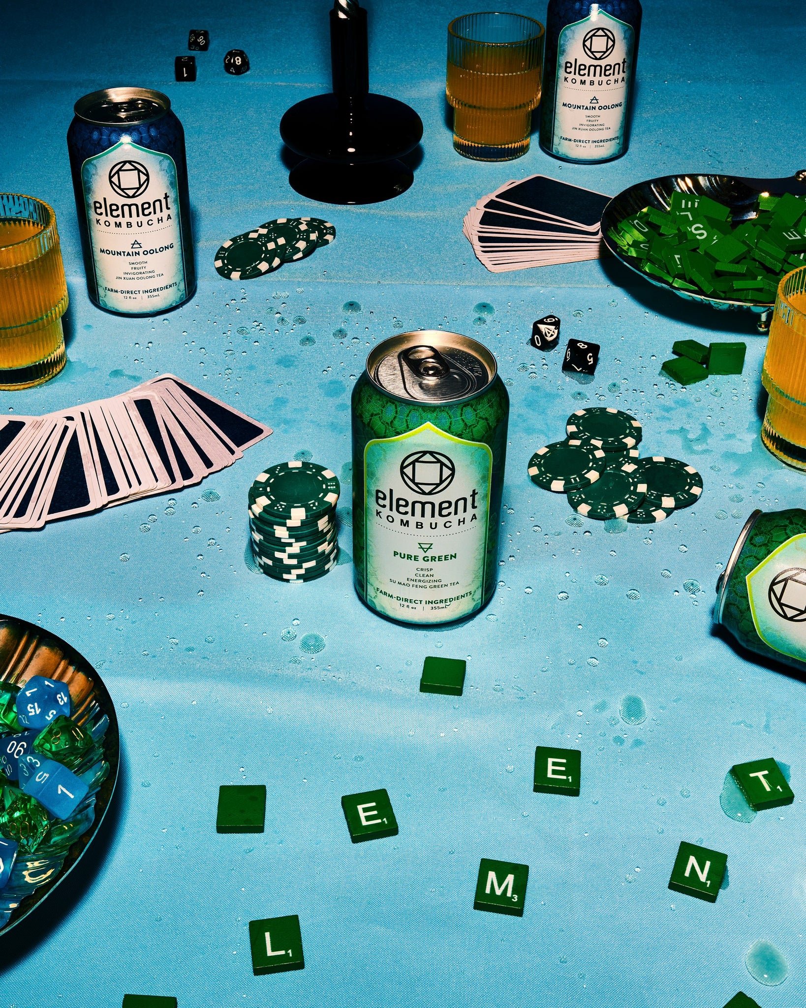 Pure Green Tea Kombucha San Antonio (Case of 6 12oz Cans) | Element ...