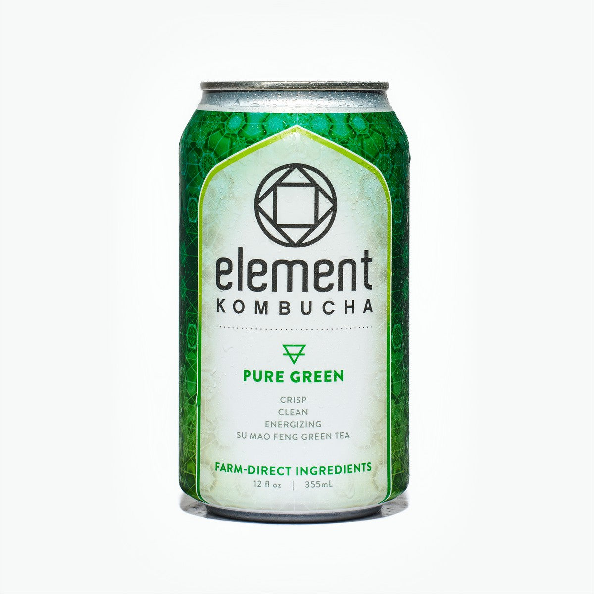 Pure Green Tea Kombucha San Antonio (Case of 6 12oz Cans) | Element ...
